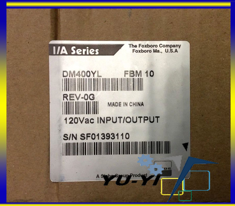 Foxboro IA DM400YL FBM10 Expansion Module REV-0G 120Vac Input Output - 裕益科技自動化設備可程式編碼器PLC分散式控制系統DCS